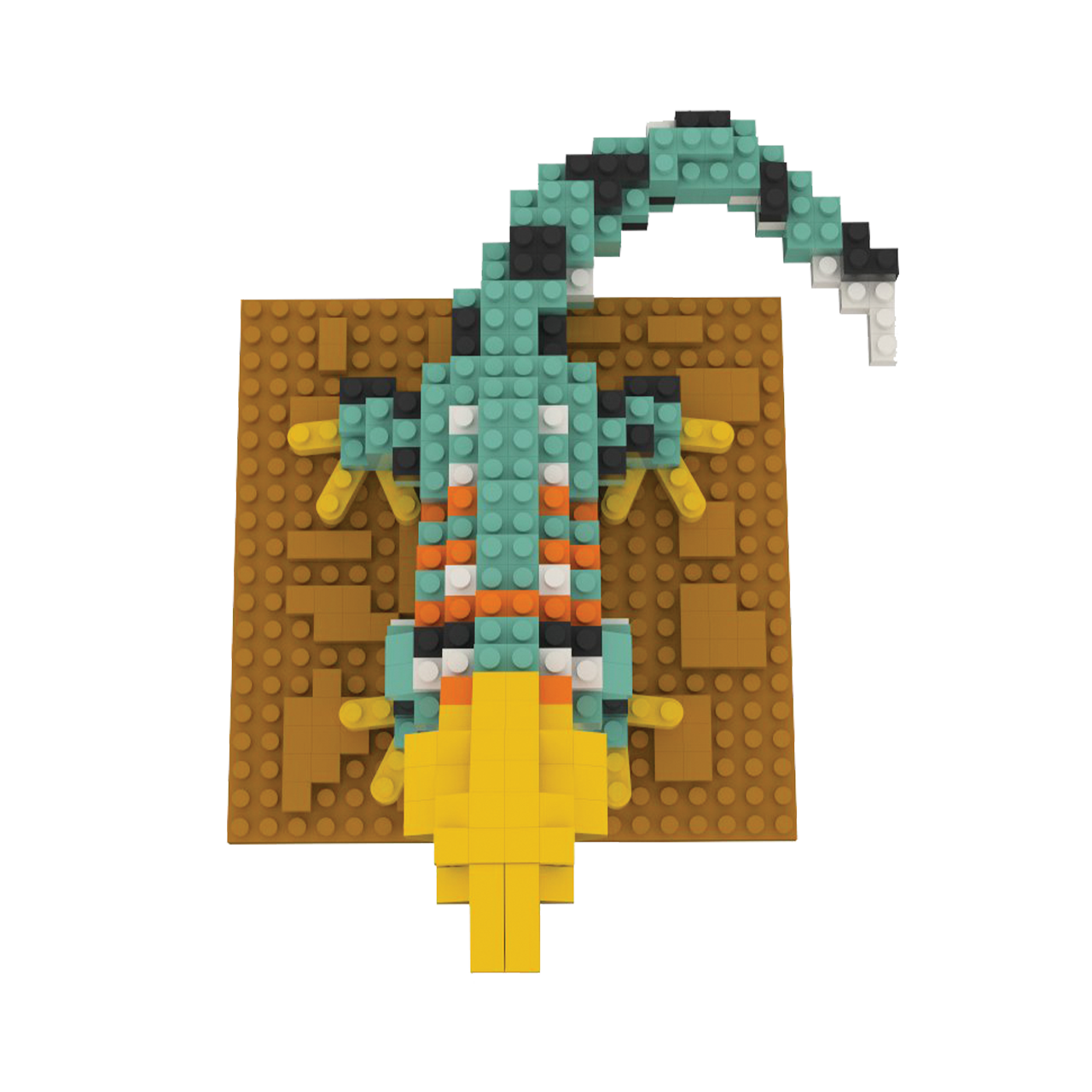 Collared Lizard Mini Block Set | TheMiniBlock.com