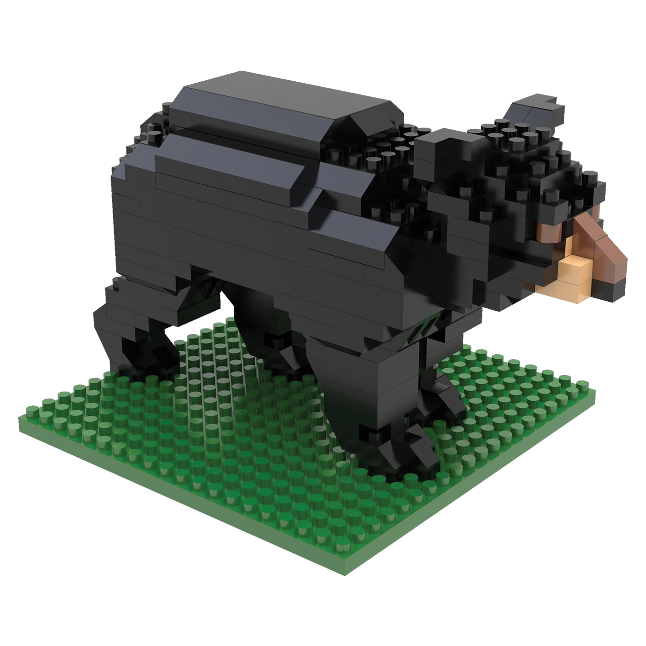 Black Bear Mini Block Set | TheMiniBlock.com