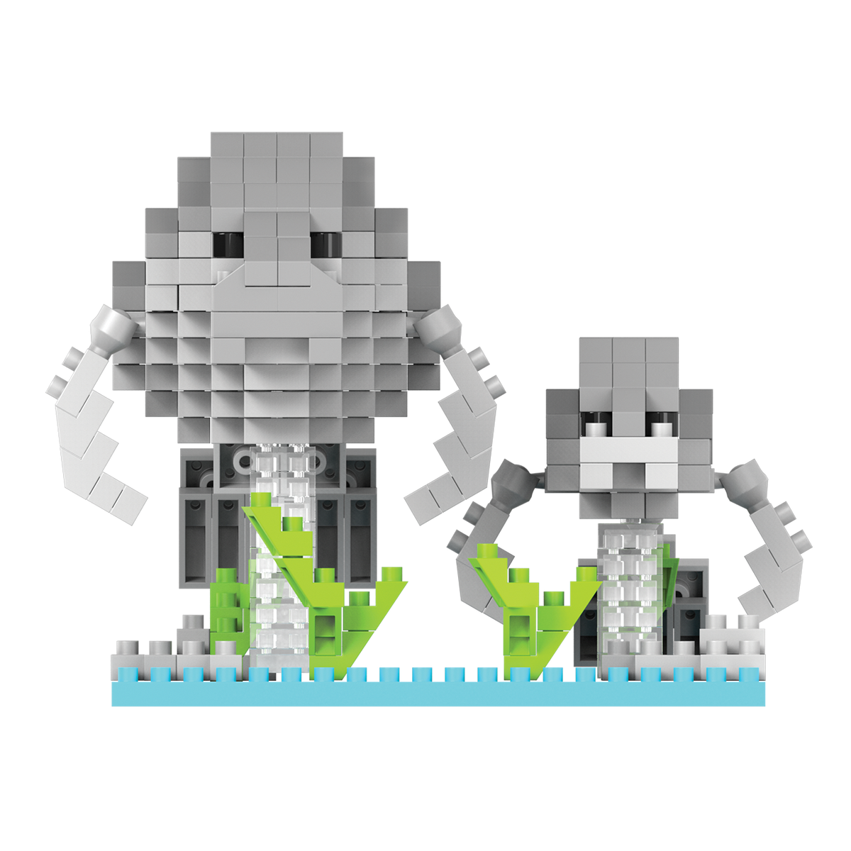 Manatee Mini Block Set | TheMiniBlock.com