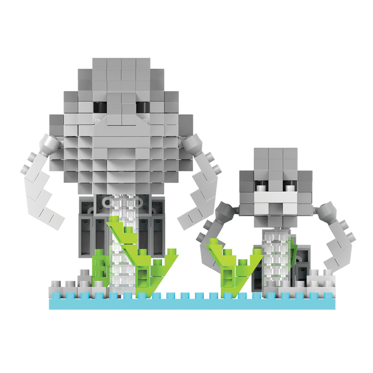 Manatee Mini Block Set | TheMiniBlock.com