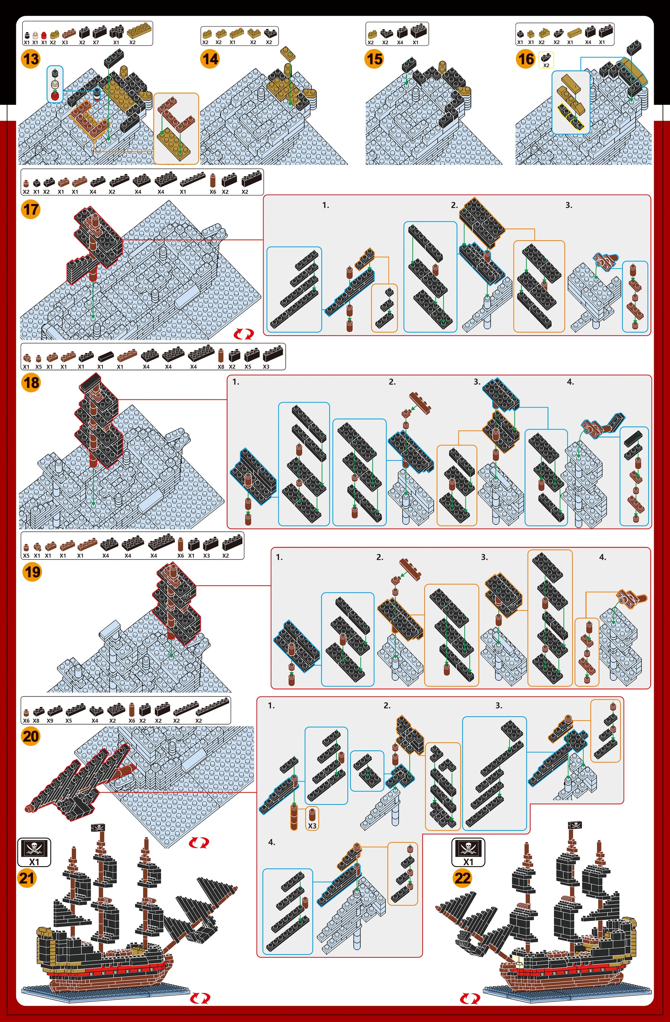 Pirate Ship Mini Block Set | TheMiniBlock.com
