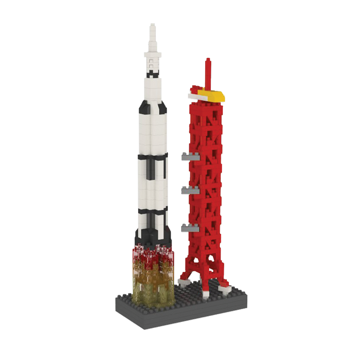 Saturn V Rocket Mini Block Set | TheMiniBlock.com