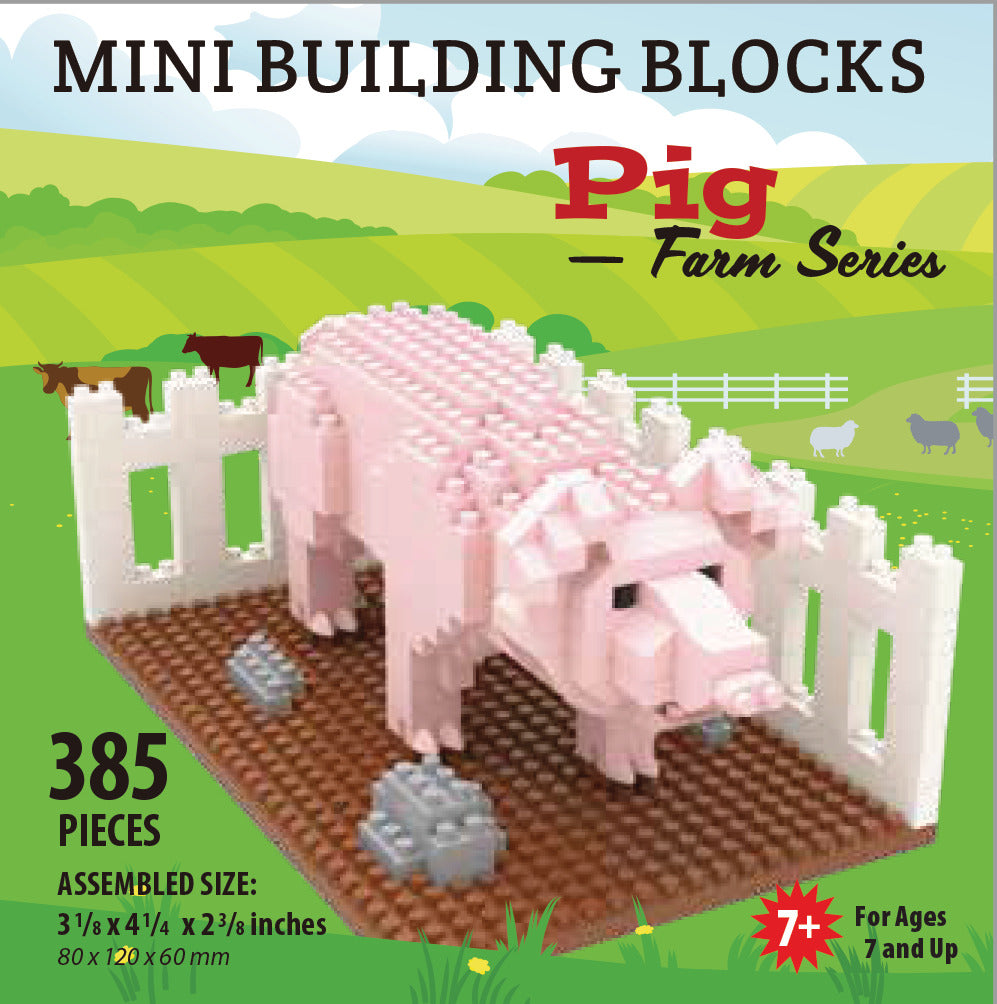 Pig in Pig Sty Mini Block Set | TheMiniBlock.com