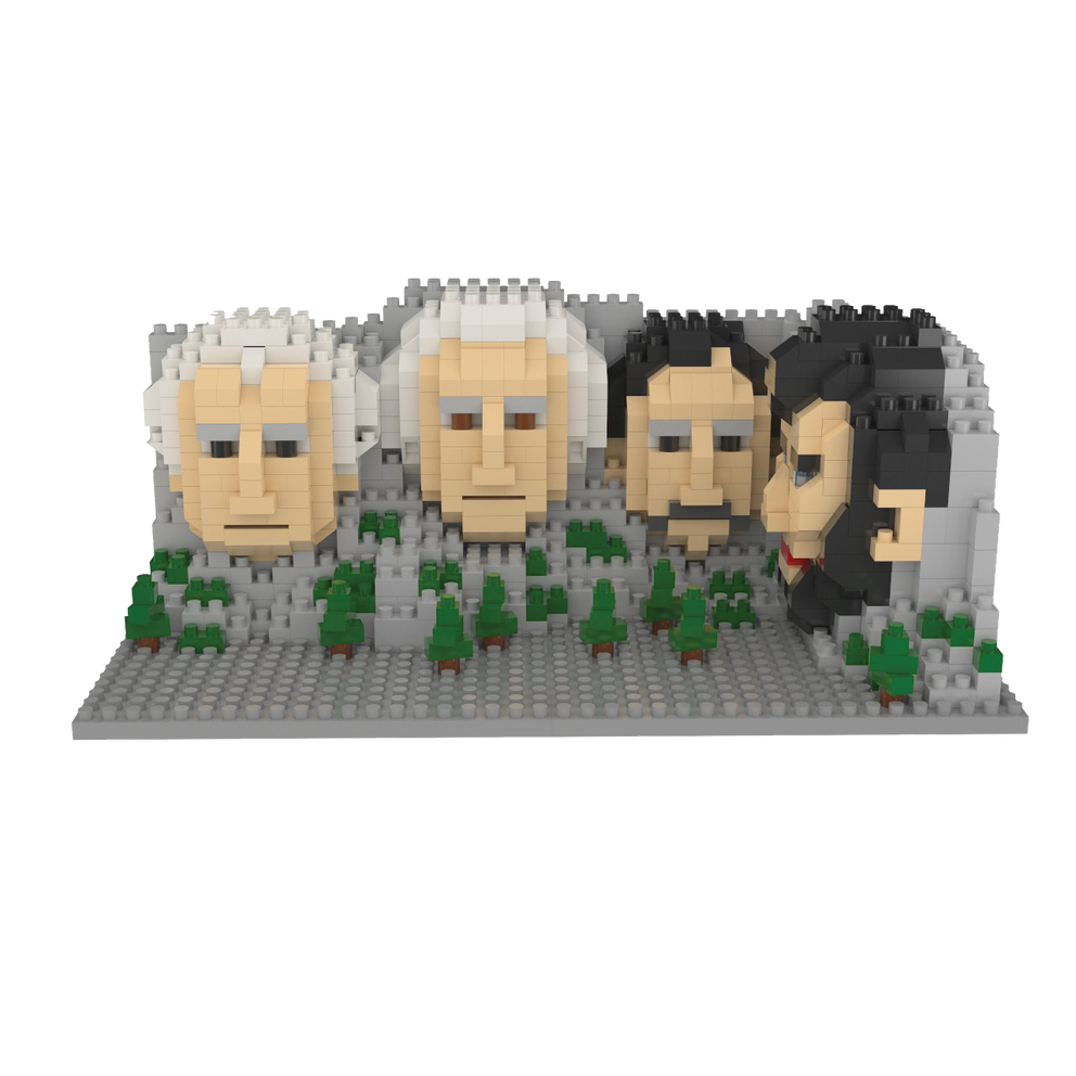 Mt. Rushmore Mini Block Set | TheMiniBlock.com
