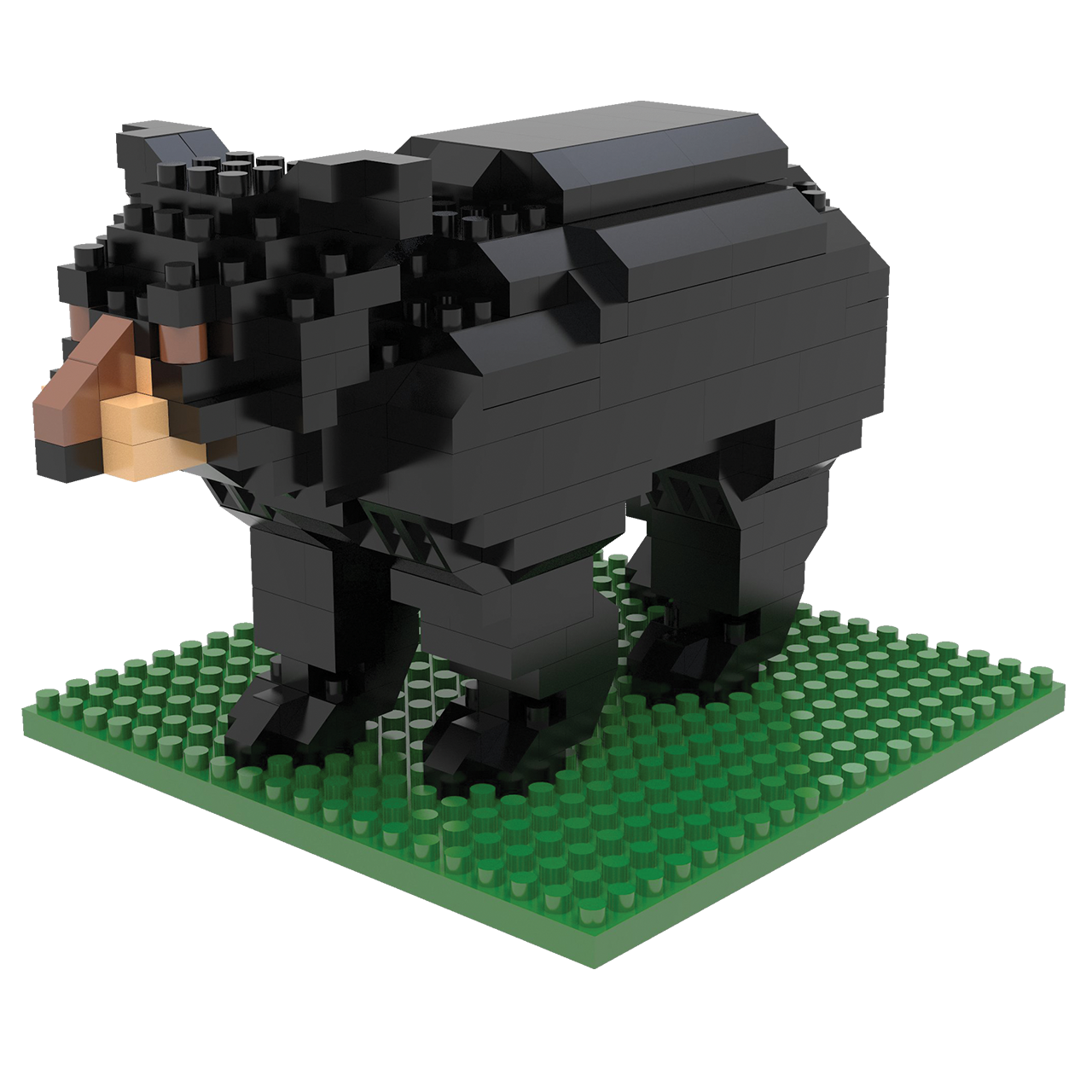 Black Bear Mini Block Set | TheMiniBlock.com