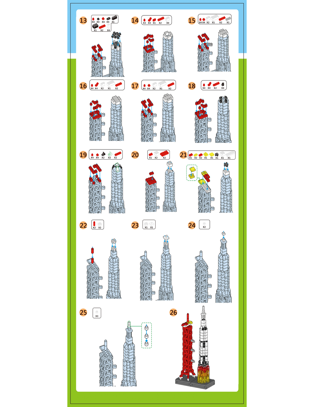 Saturn V Rocket Mini Block Set | TheMiniBlock.com