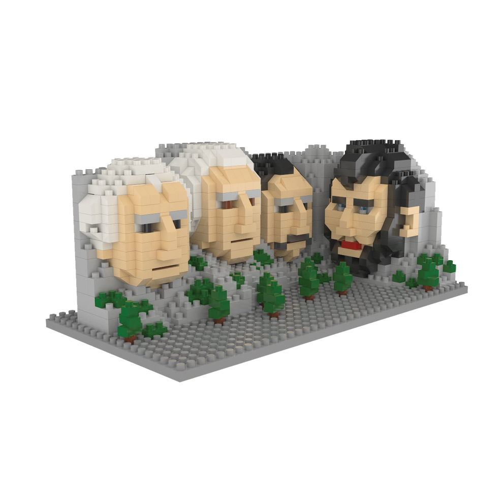 Mt. Rushmore Mini Block Set | TheMiniBlock.com