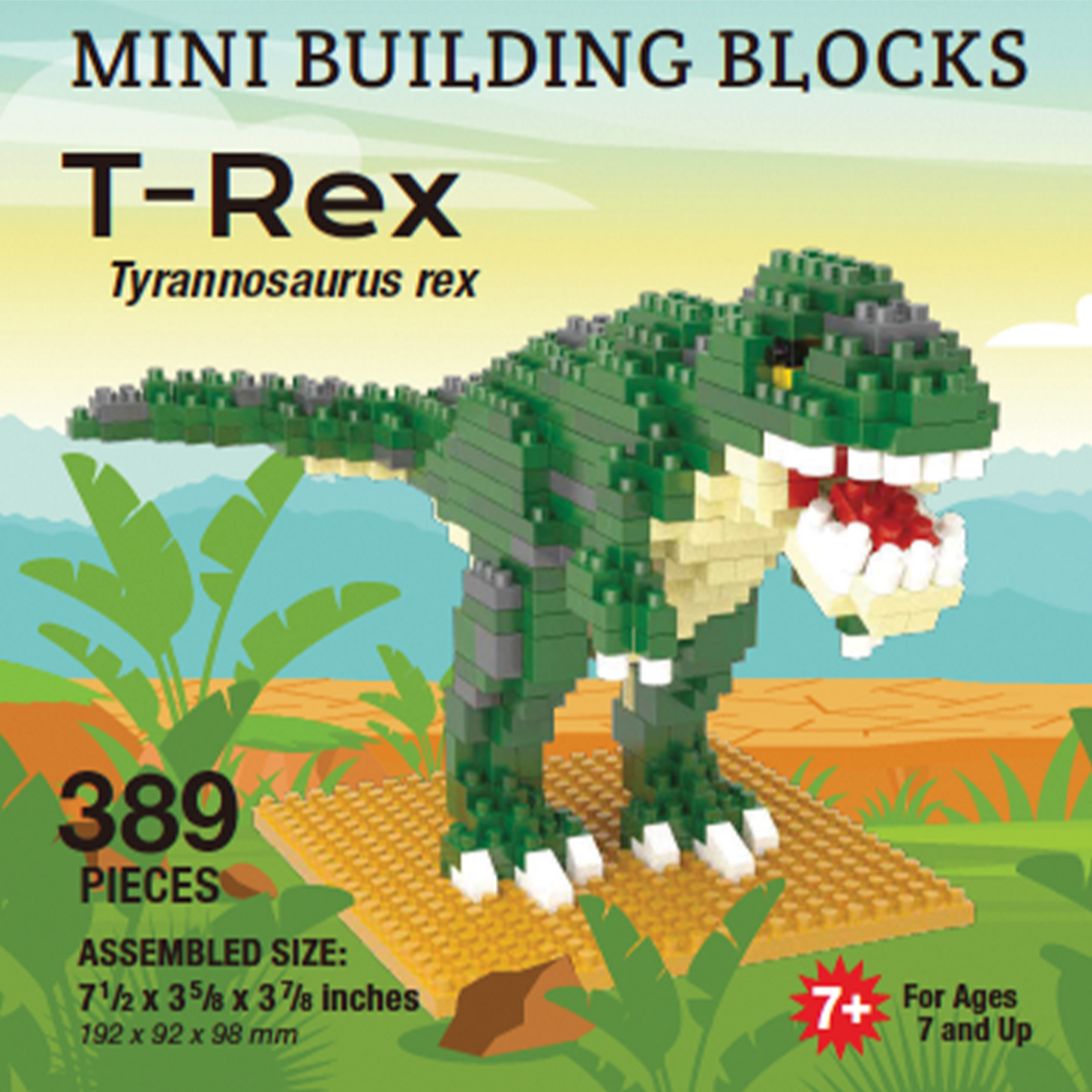 T-Rex Mini Block Set | TheMiniBlock.com