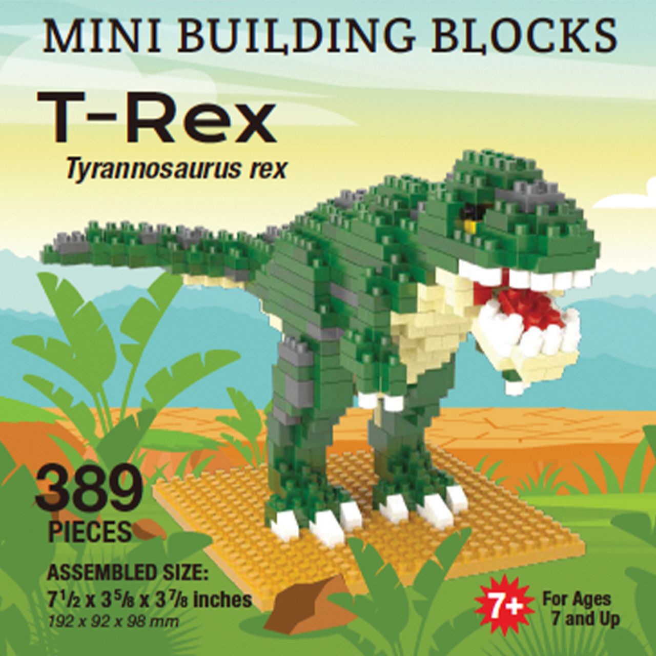 T-Rex Mini Block Set | TheMiniBlock.com
