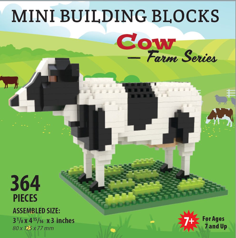 Cow Mini Block Set | TheMiniBlock.com