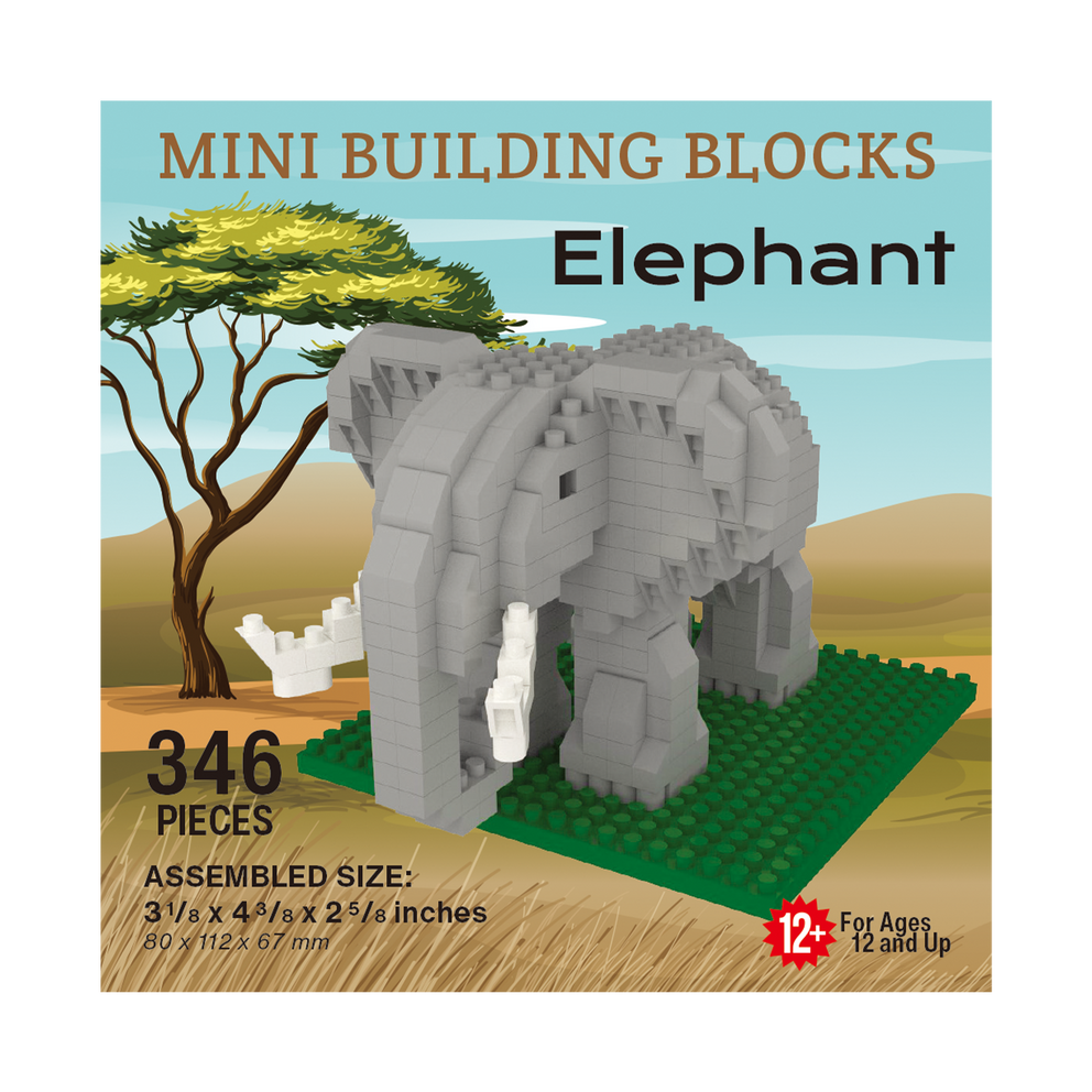 Elephant Mini Block Set | TheMiniBlock.com