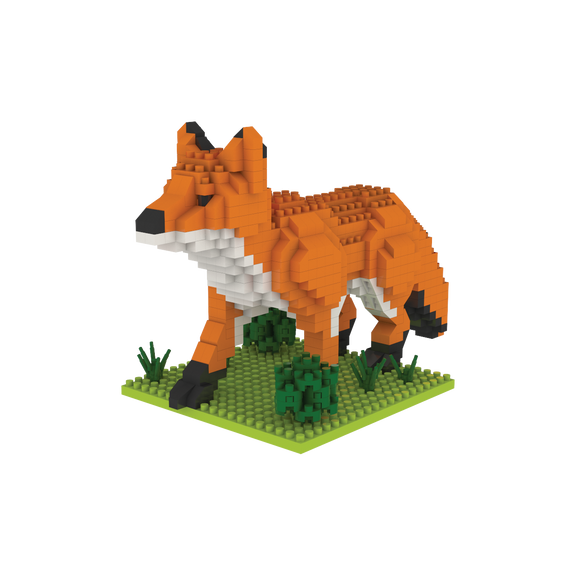Red Fox Mini Block Set | TheMiniBlock.com