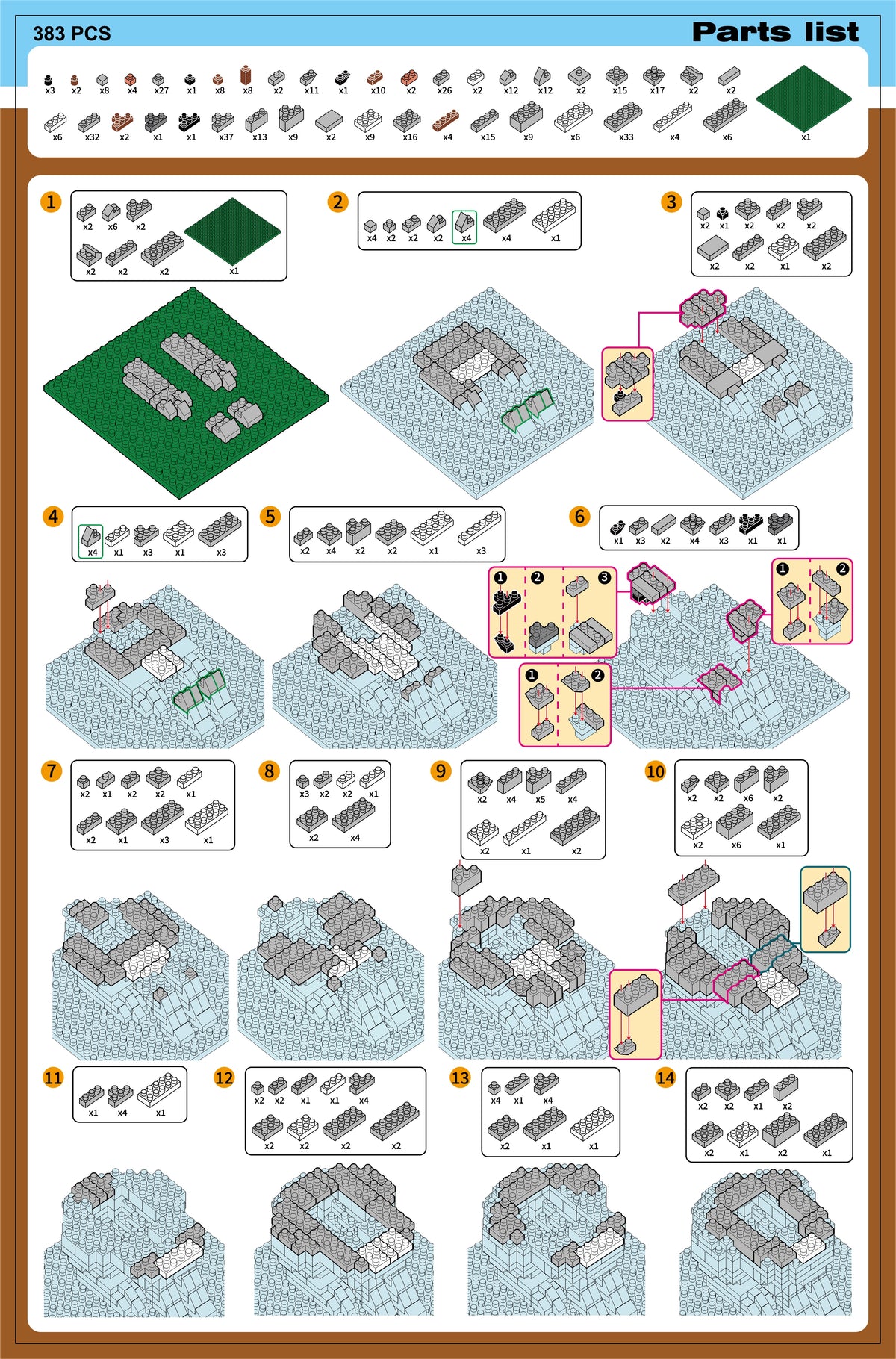 Jackalope Mini Block Set | TheMiniBlock.com