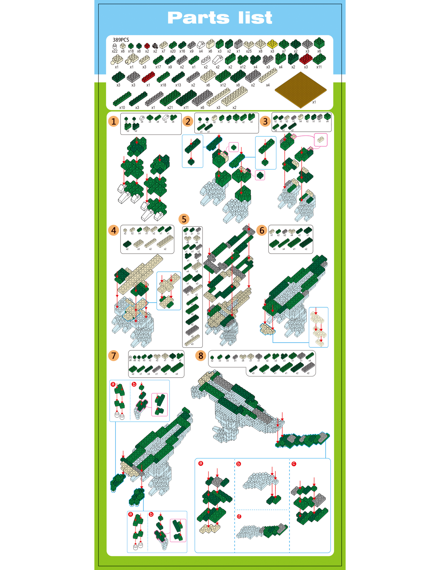 T-Rex Mini Block Set | TheMiniBlock.com