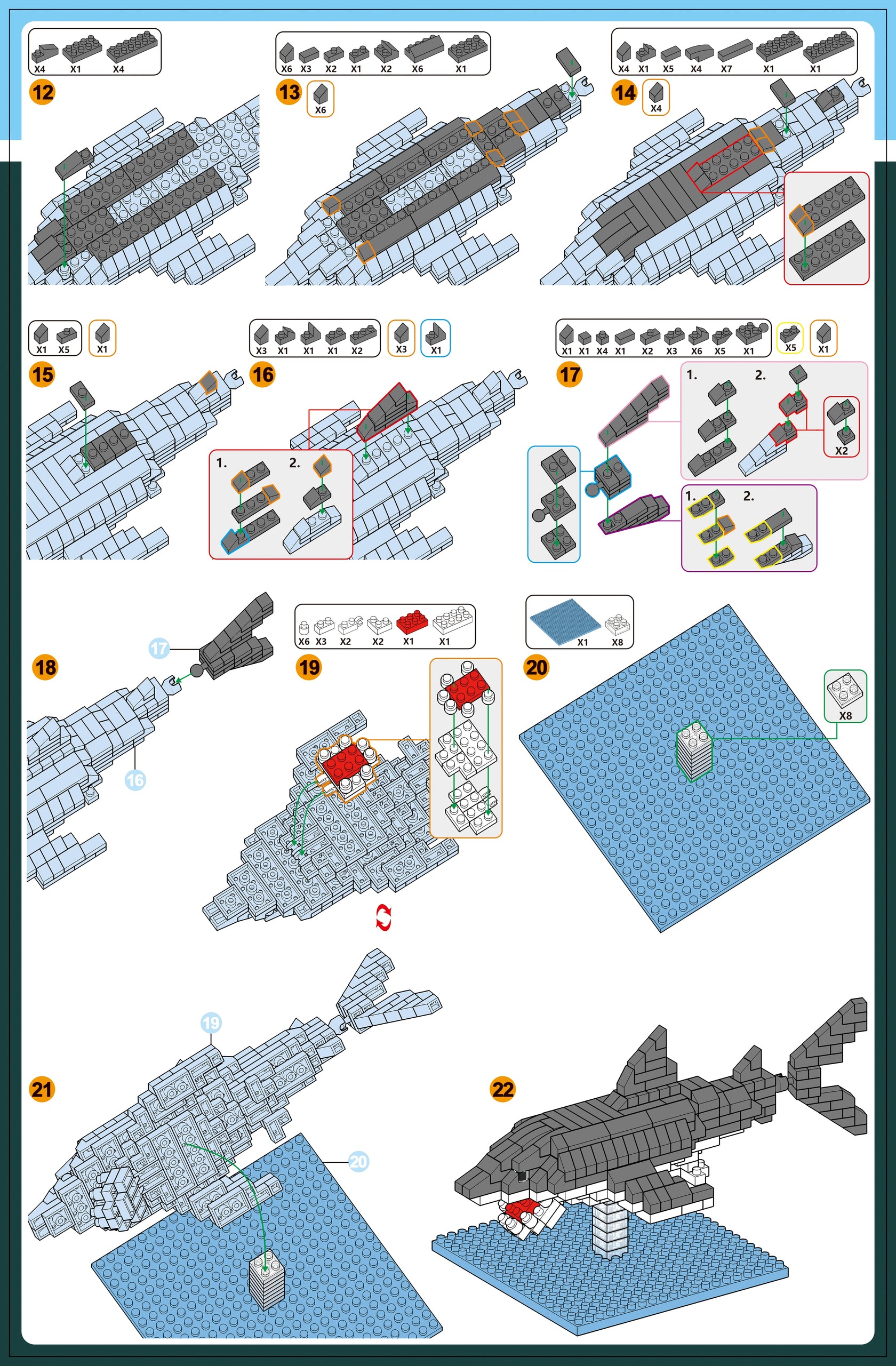 Great White Shark Mini Block Set | TheMiniBlock.com