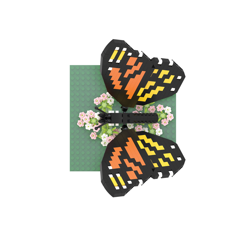 Monarch Butterfly Mini Block Set | TheMiniBlock.com