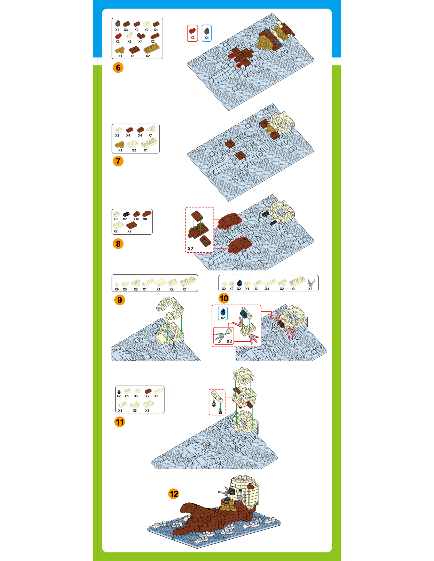 Sea Otter Mini Block Set | TheMiniBlock.com