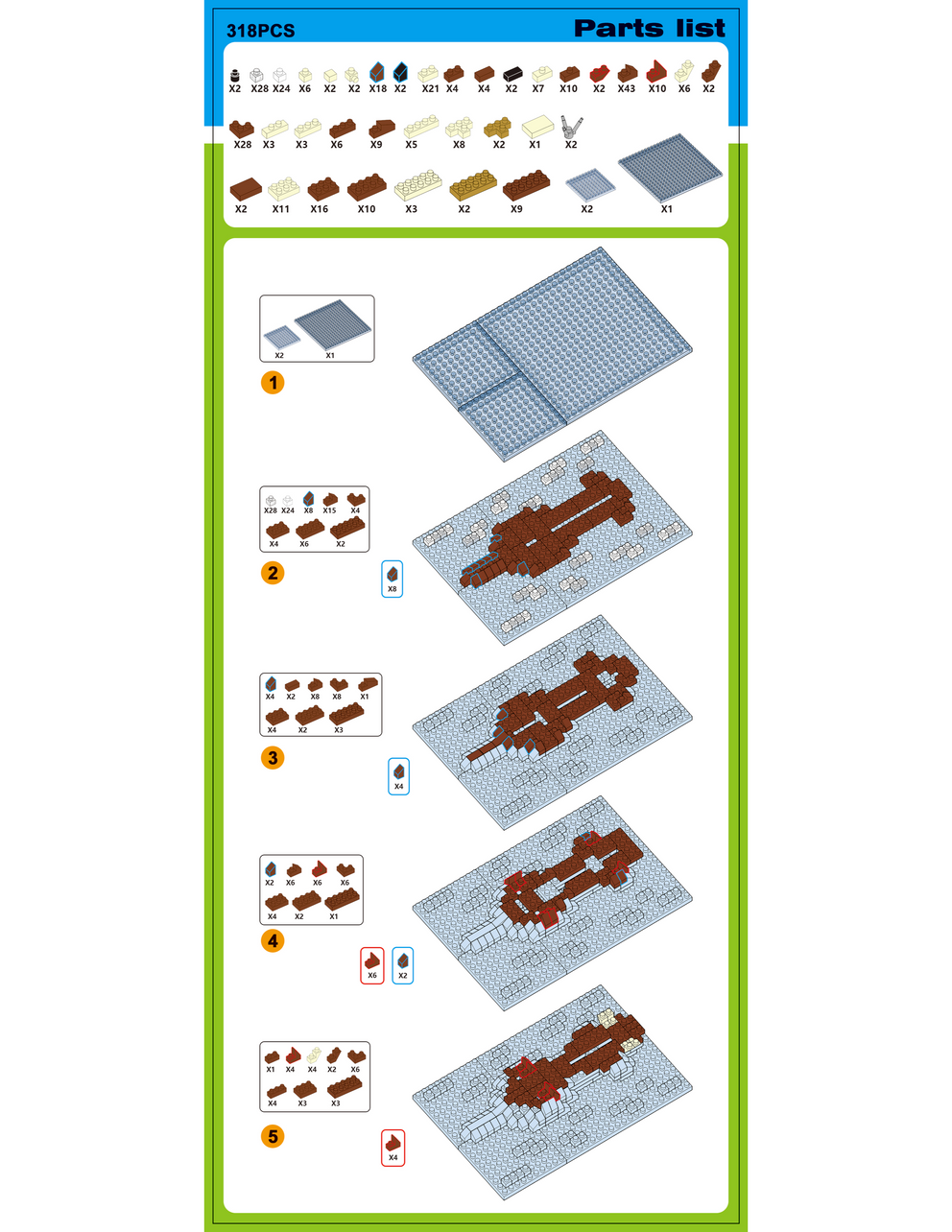 Sea Otter Mini Block Set | TheMiniBlock.com