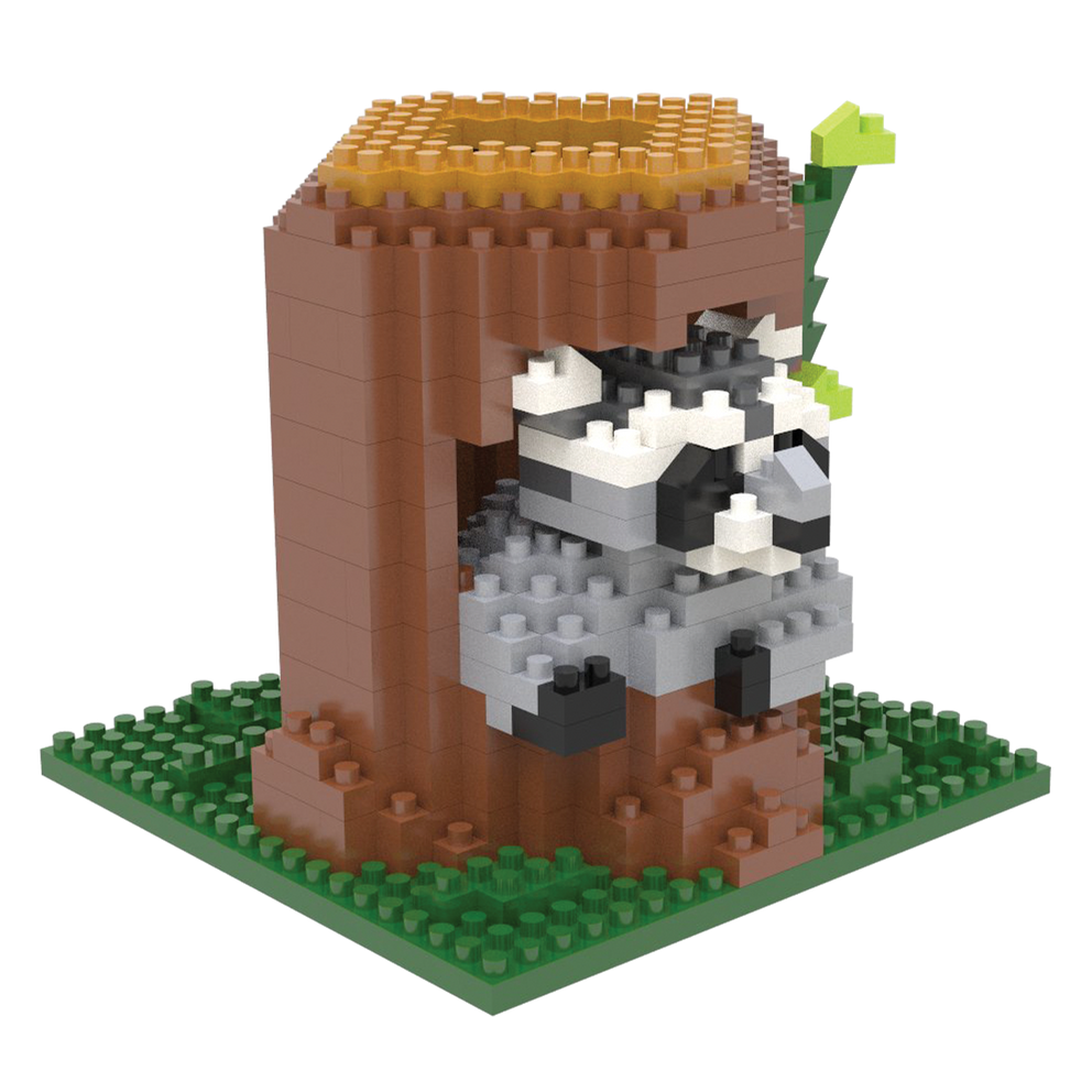 Raccoon Mini Block Set | TheMiniBlock.com