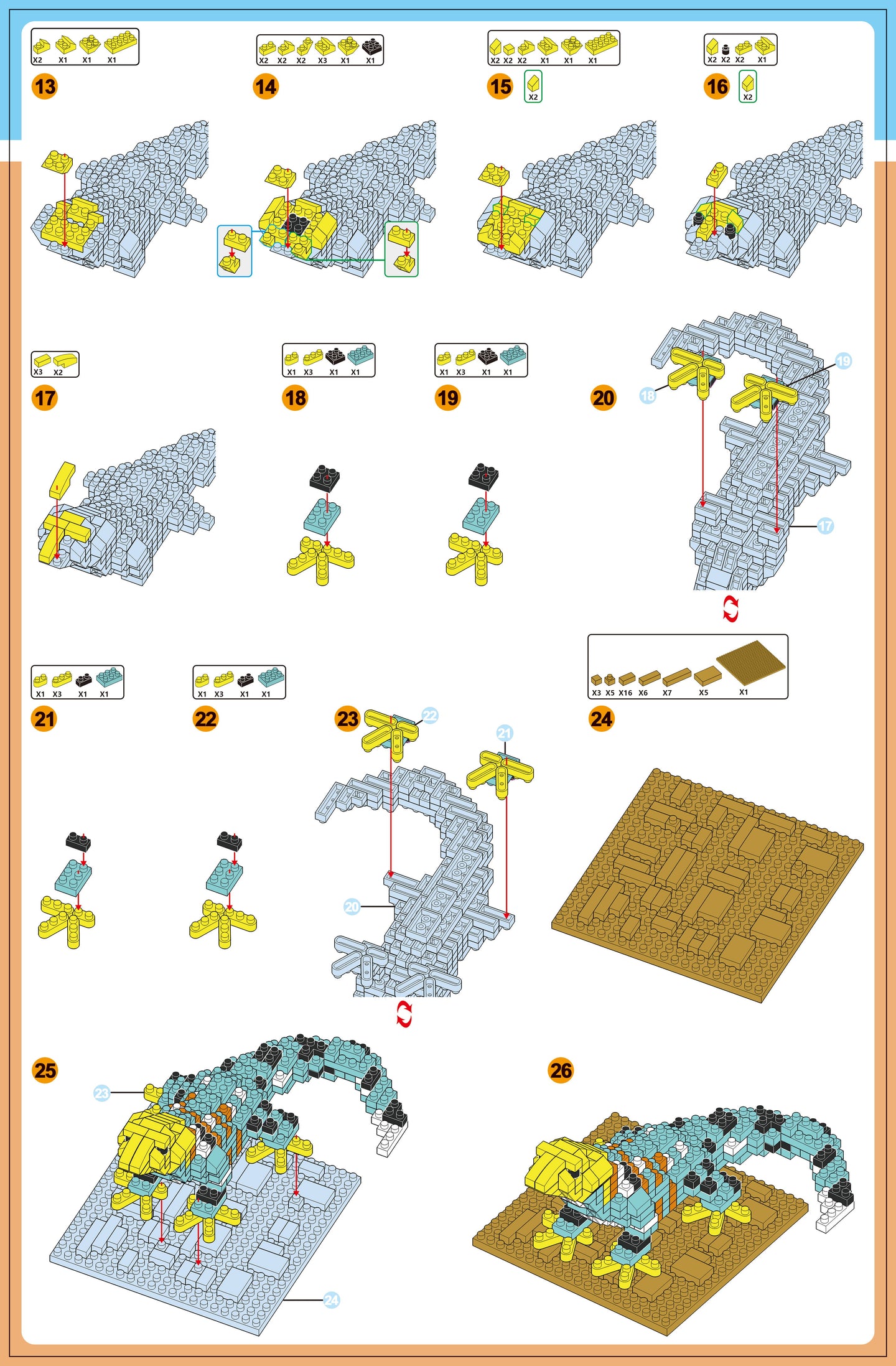 Collared Lizard Mini Block Set | TheMiniBlock.com