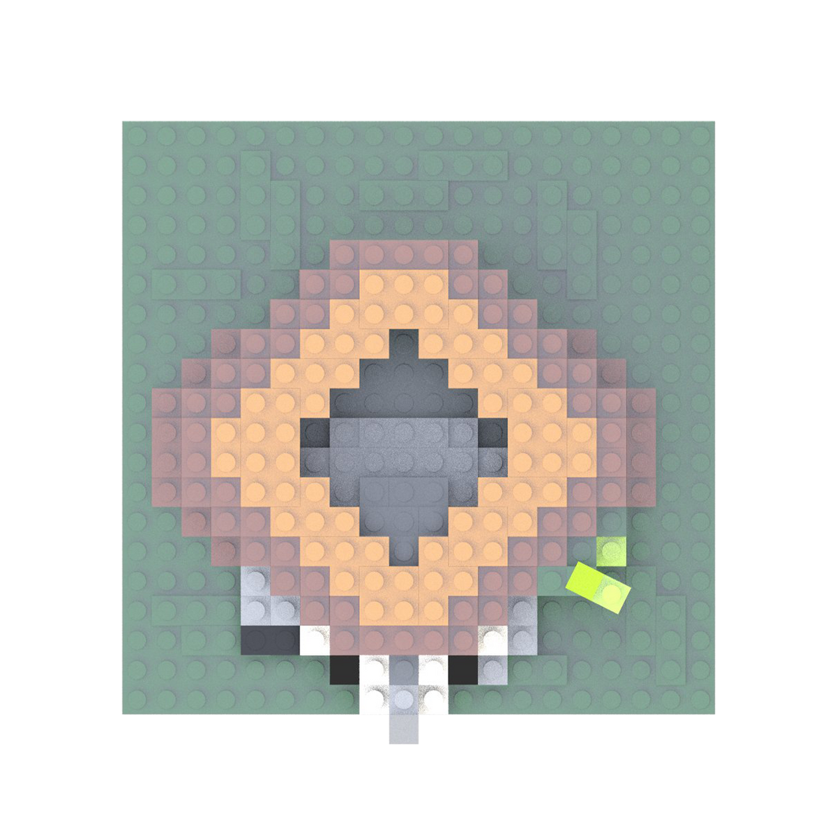 Raccoon Mini Block Set | TheMiniBlock.com