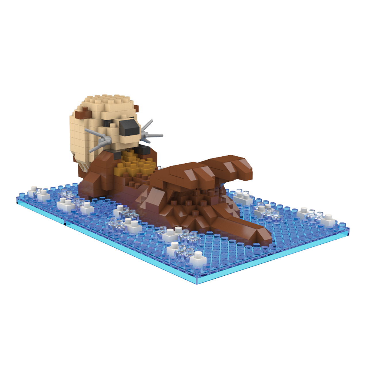 Sea Otter Mini Block Set | TheMiniBlock.com