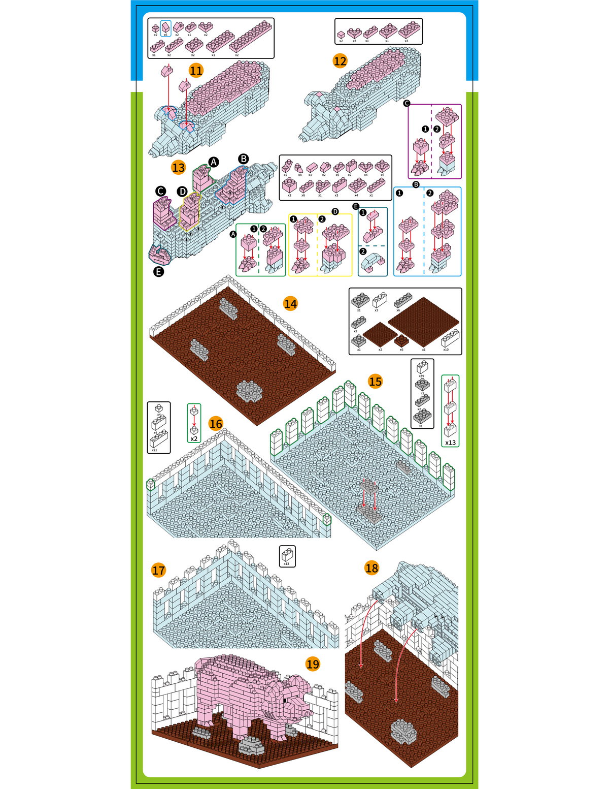 Pig in Pig Sty Mini Block Set | TheMiniBlock.com – The Mini Block