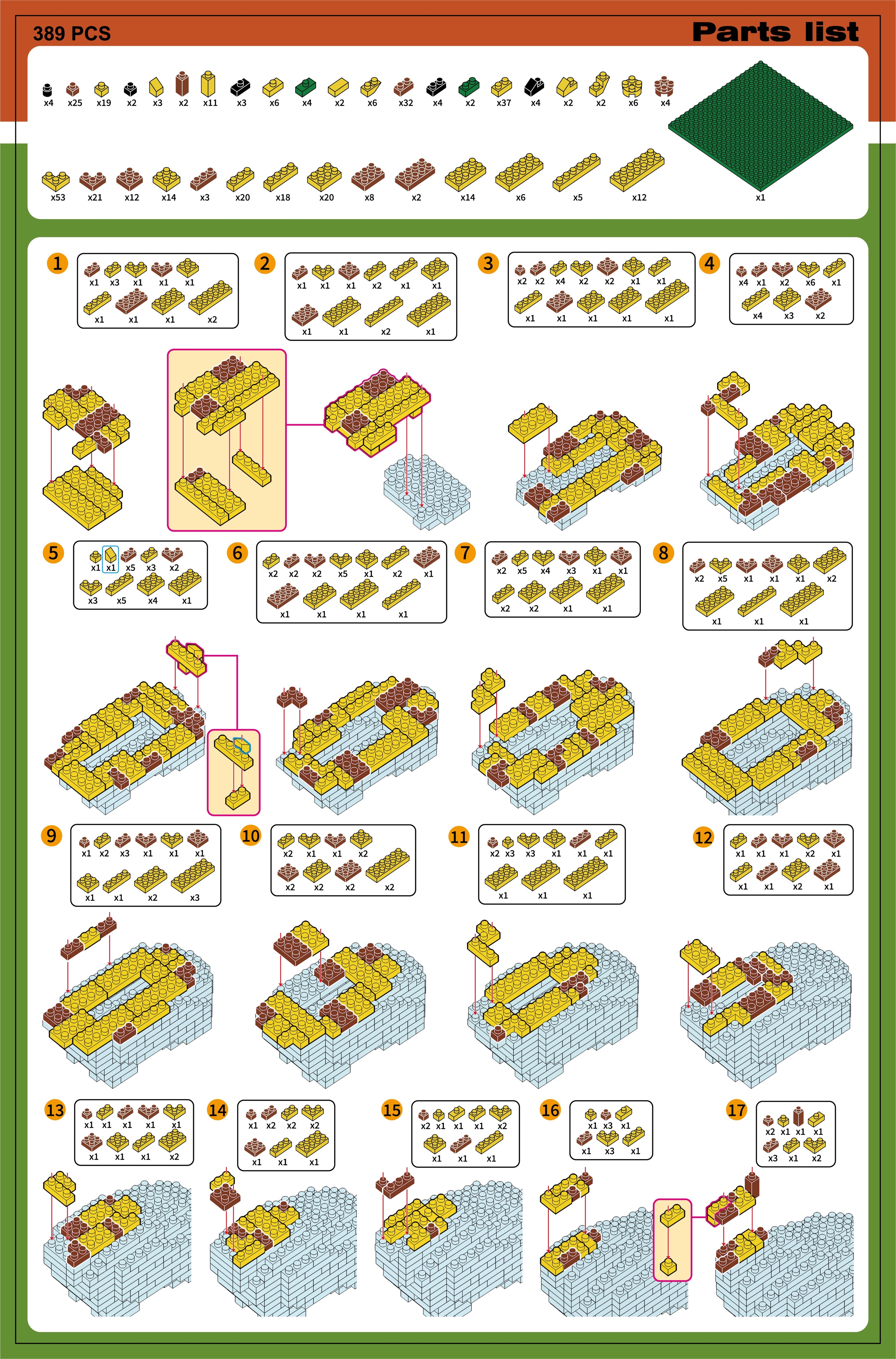 Giraffe Mini Block Set | TheMiniBlock.com