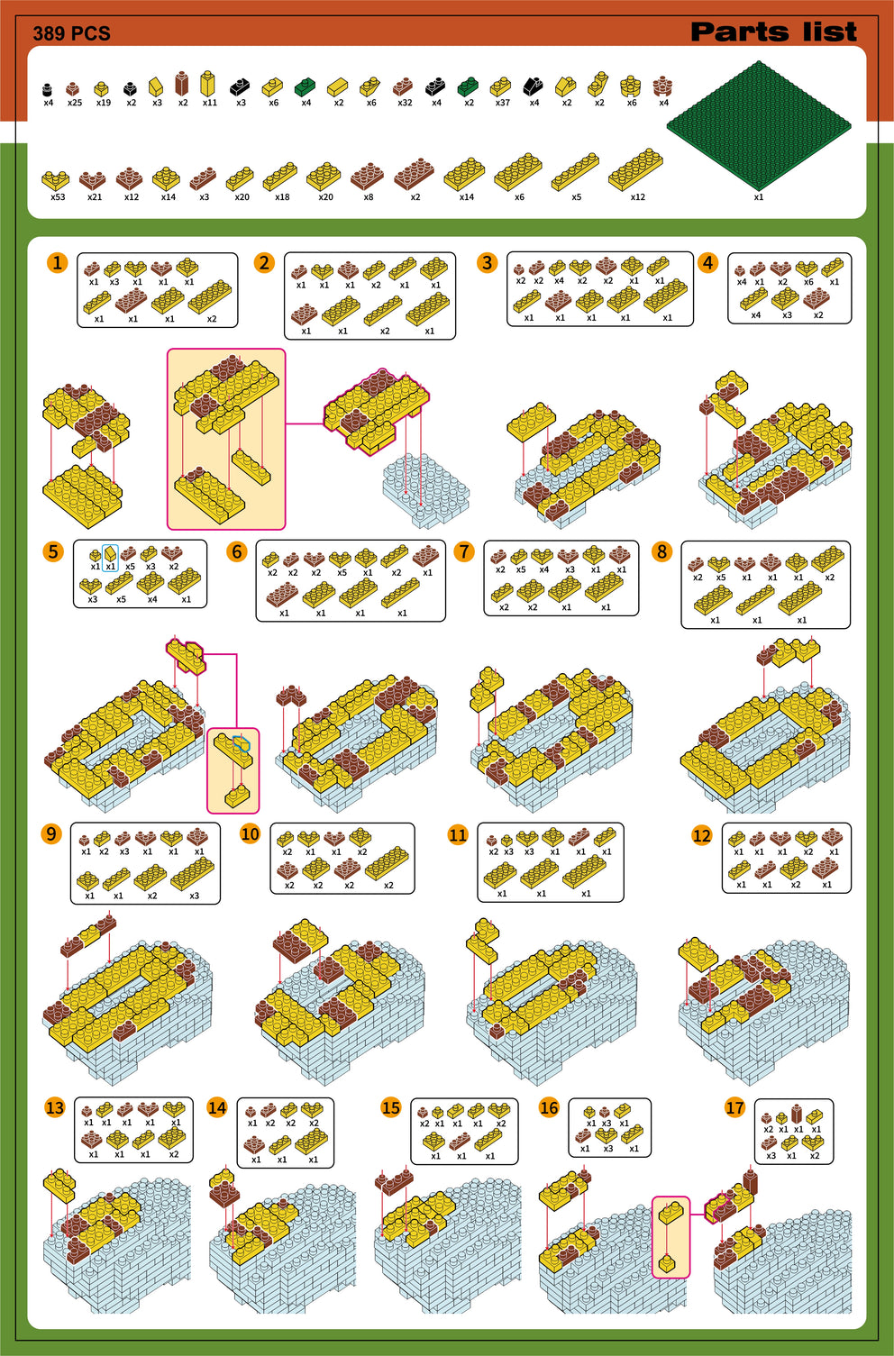 Giraffe Mini Block Set | TheMiniBlock.com