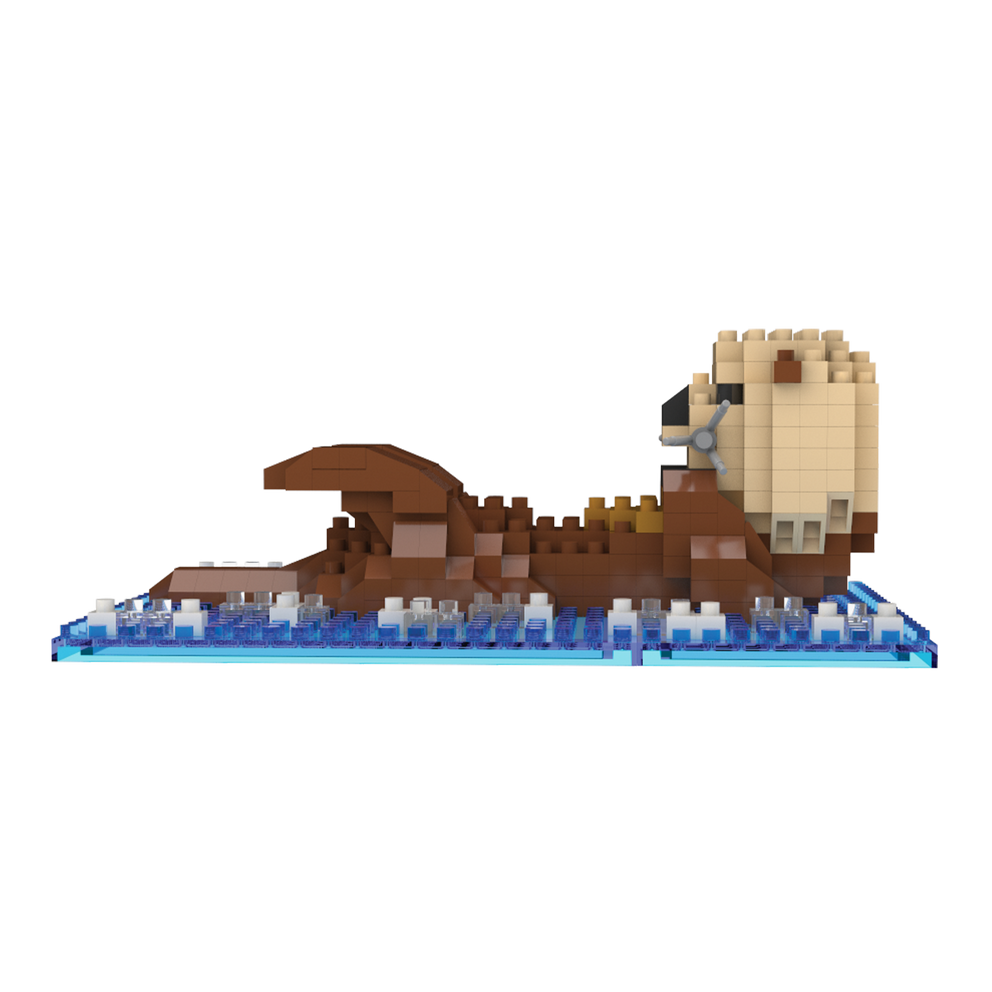 Sea Otter Mini Block Set | TheMiniBlock.com