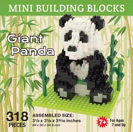 Panda Mini Block Set | TheMiniBlock.com