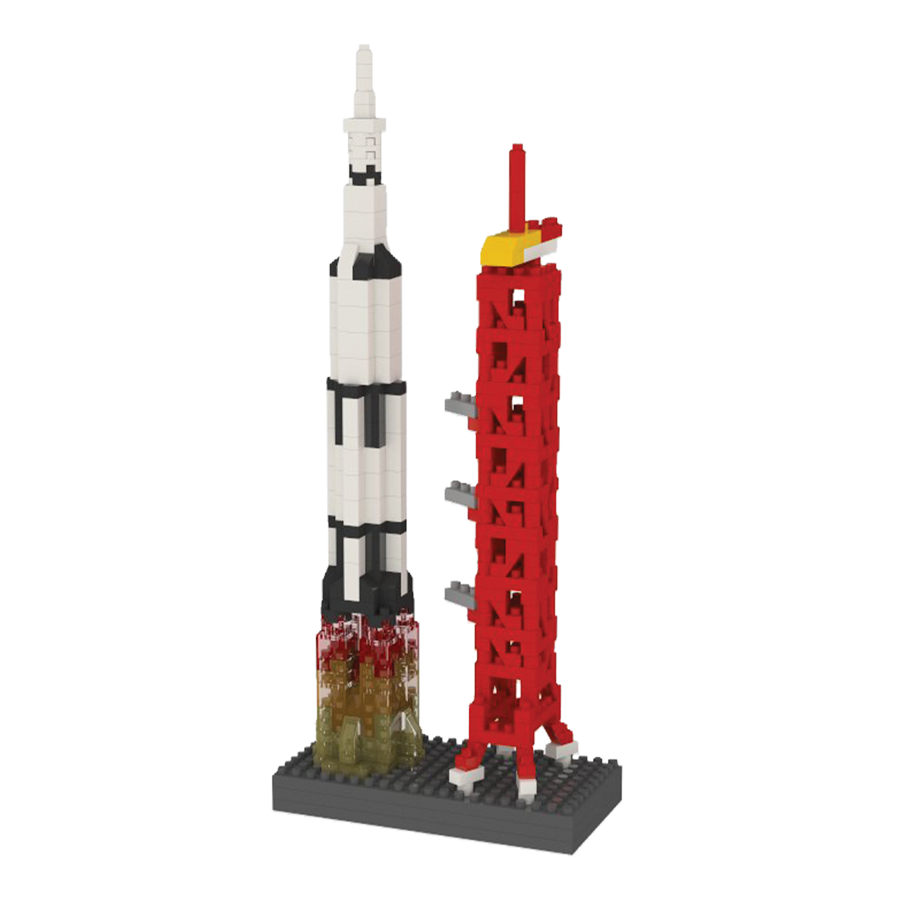 Saturn V Rocket Mini Block Set | TheMiniBlock.com