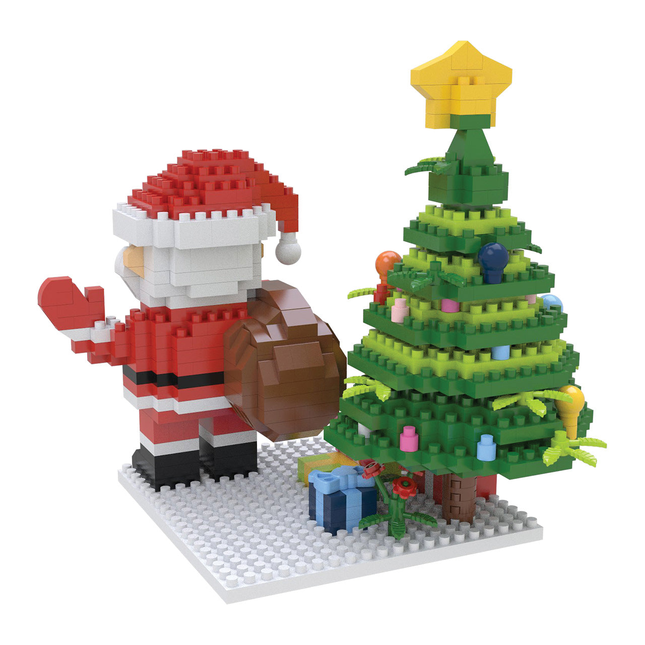 Santa Claus Mini Block Set | TheMiniBlock.com