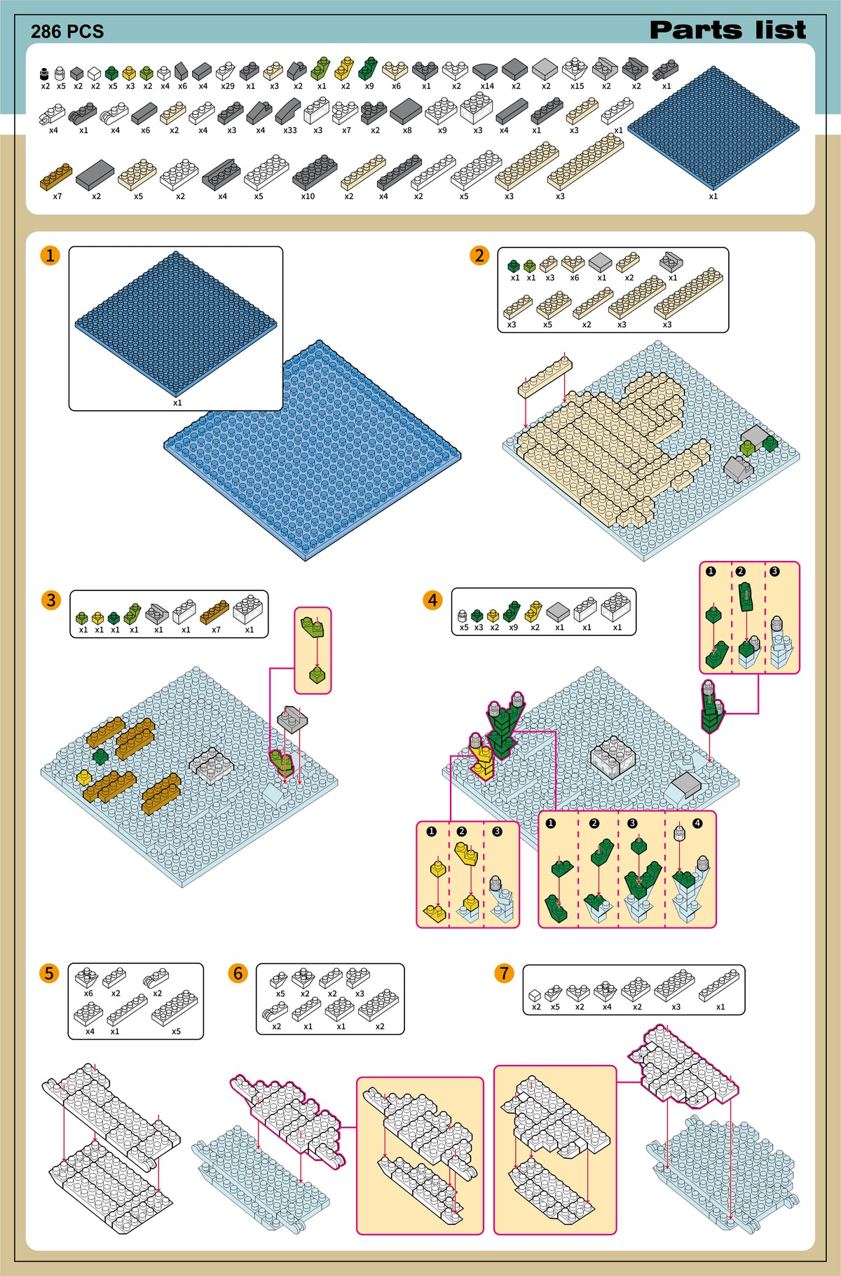 Stingray Mini Block Set | TheMiniBlock.com