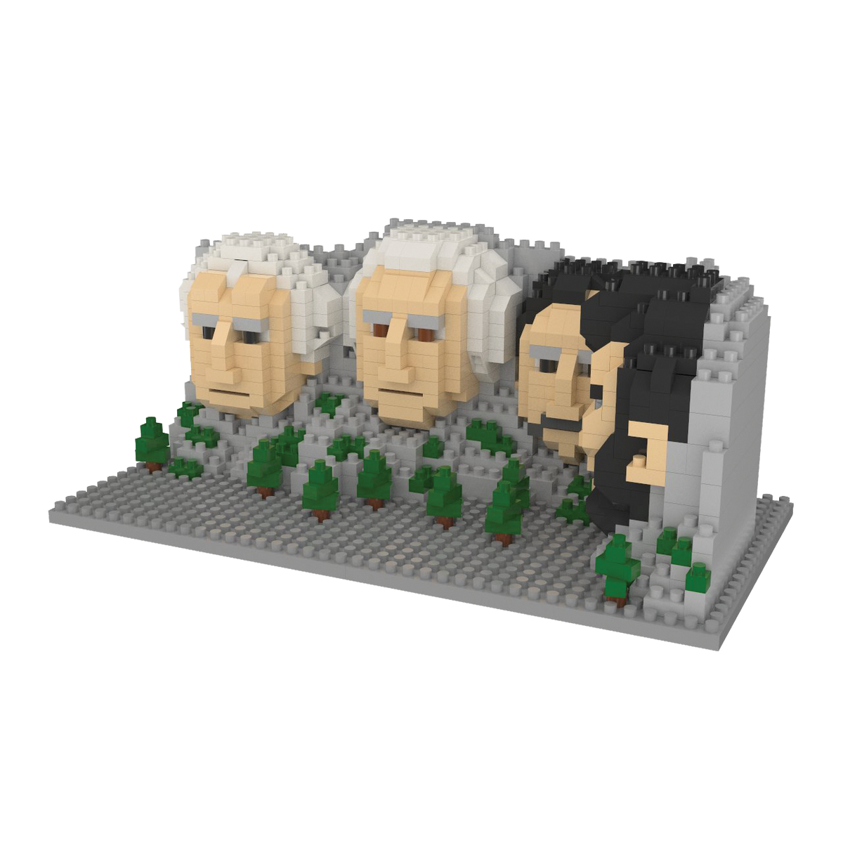Mt. Rushmore Mini Block Set | TheMiniBlock.com