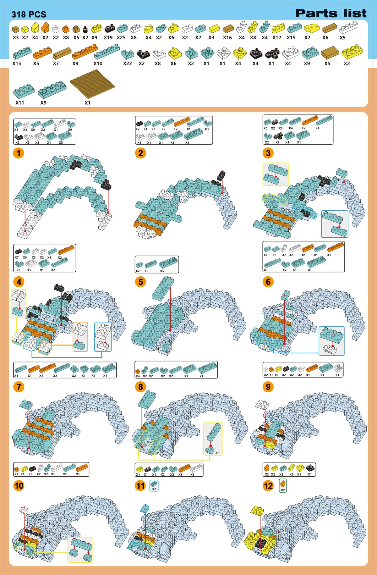 Collared Lizard Mini Block Set | TheMiniBlock.com