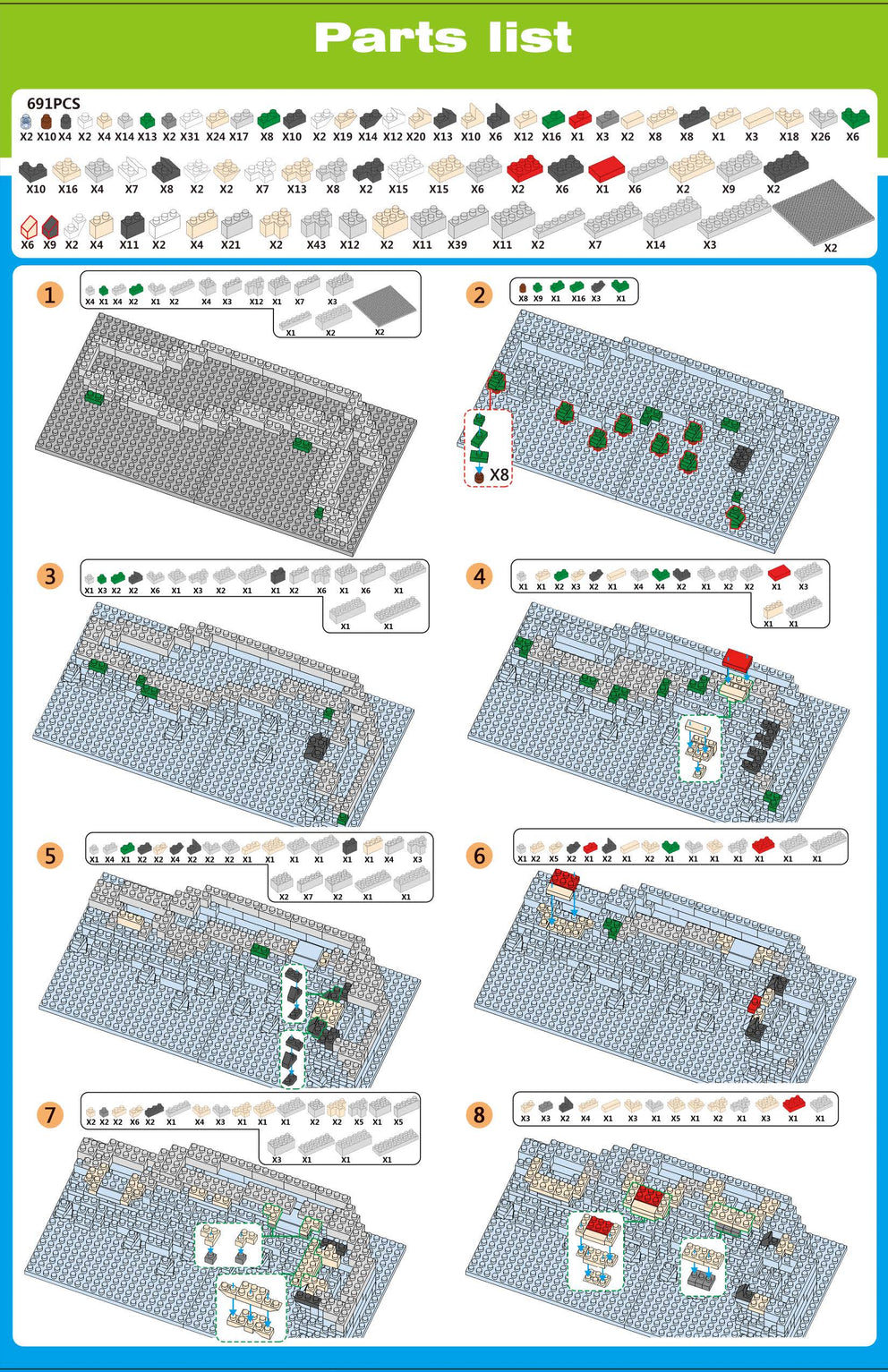 Mt. Rushmore Mini Block Set | TheMiniBlock.com