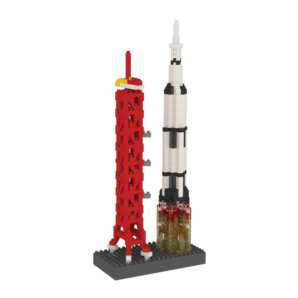 Saturn V Rocket Mini Block Set | TheMiniBlock.com