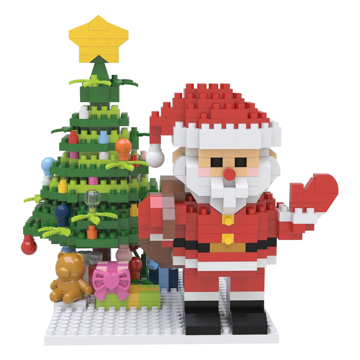 Santa Claus Mini Block Set | TheMiniBlock.com
