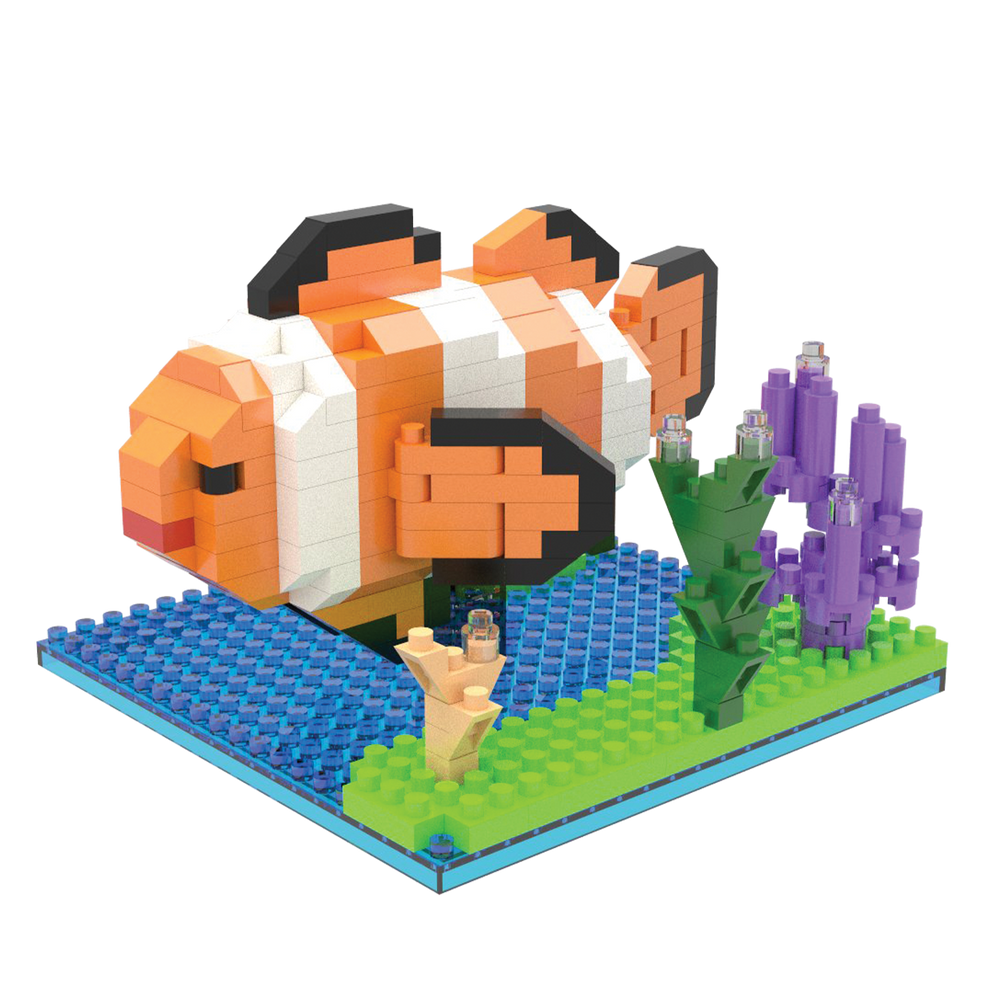 Clownfish Mini Block Set | TheMiniBlock.com