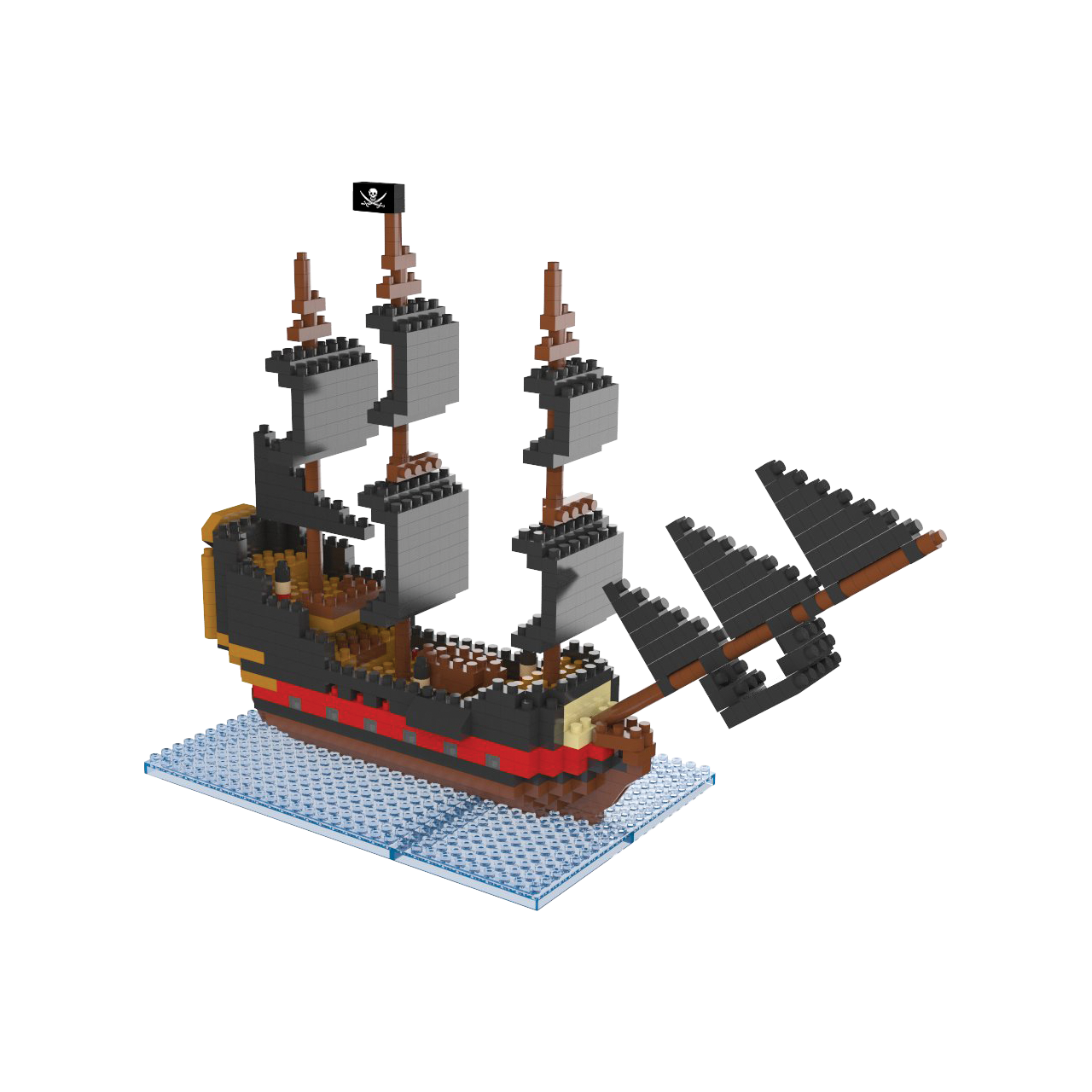 Pirate Ship Mini Block Set | TheMiniBlock.com