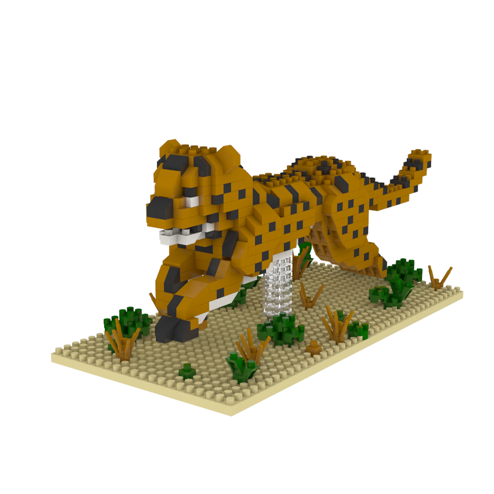 Cheetah Mini Block Set | TheMiniBlock.com